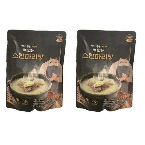 도야지식품 박수홍 뼈없는 소한마리탕 750g 2개 에누리 가격비교