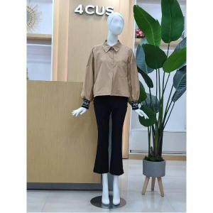 4CUS 레터링 소매밴드 남방 FF1H7BL00972 - 에누리 가격비교