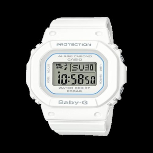 ' Casio Baby-G Square Design Shock Resistant White Color Digital Watch ...