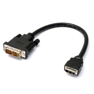 TrueAV DVI male to HDMI female[VIHD-MF, 0.2m] - 에누리 가격비교