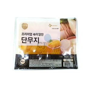 CJ프레시웨이 이츠웰 프리미엄 속이알찬 단무지 3kg [1개] - 에누리 가격비교