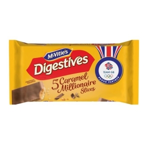 Mcvities Digestive Caramel Slice 맥비티 다이제스티브 슬라이스 카라멜 27.1g 5개입 6팩 - 에누리 ...