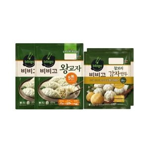CJ제일제당 비비고 왕교자 1.05kg x 2 + 찰보리 감자만두 400g x 2 - 에누리 가격비교