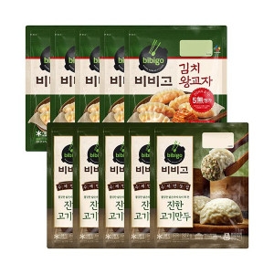 CJ제일제당 비비고 김치 왕교자 420g x 5 + 진한 고기만두 327g x 5 - 에누리 가격비교