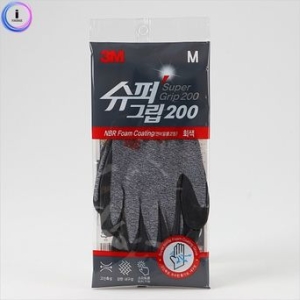 장갑 NBR 3M슈퍼그립200 M 1개 19261 코팅장갑 면장 - 에누리 가격비교