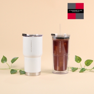 투썸플레이스 스테인리스 DT 텀블러 591ml + 아이스 DT 텀블러 550ml - 에누리 가격비교