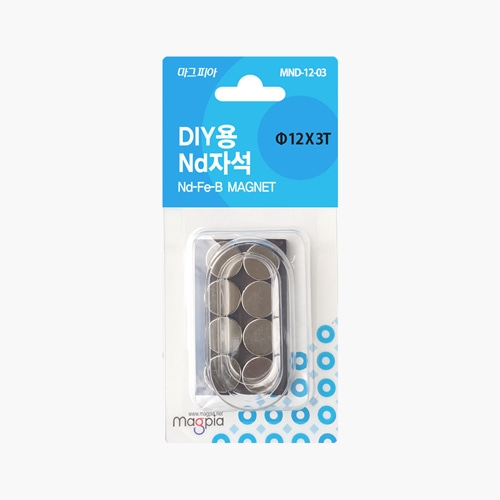 마그피아 DIY용 ND 네오디움 원형자석 12x3mm - 에누리 가격비교