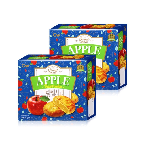 청우식품 청우 그랑쉘 사과 195g x 2개 간식 디저트 단품 CW 청우 그랑쉘 사과 195g x 2개 간식 디저트 - 에누리 가격비교
