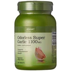 GNC HERBAL PLUS ODORLESS SUPER GARLIC 1100MG 100정 - 에누리 가격비교