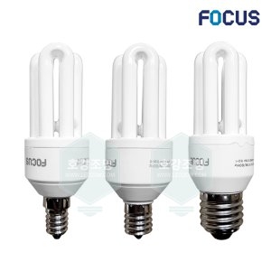포커스 EL E14 삼파장전구 전구색 11W[10개] - 에누리 가격비교