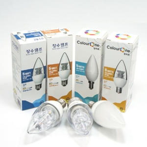우리조명 장수램프 LED촛대전구 캔들 5W E14 E17 E26 - 에누리 가격비교