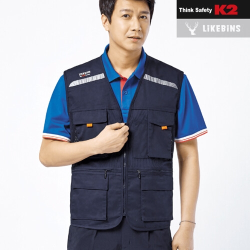 K2 남녀공용 춘추 작업조끼 (LB2-612) - 에누리 가격비교