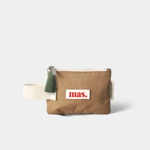 마스마룰즈 Mini strap pouch _ solid brown - 에누리 가격비교