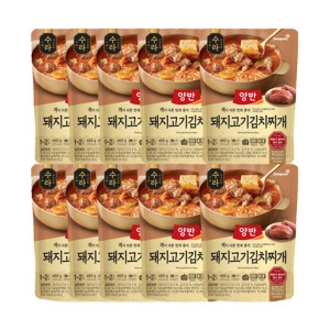 동원F&B 양반 돼지고기 김치찌개 460g [10개] : 에누리 가격비교