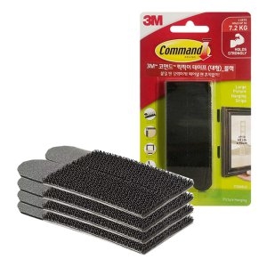 3M 2086 코맨드 블랙 특수 찍찍이테이프 대형 4쌍 - 에누리 가격비교