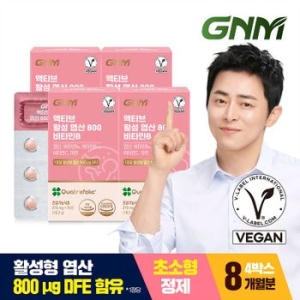 GNM자연의품격 액티브 활성 엽산 800 비타민B 60정 [4개] - 에누리 가격비교