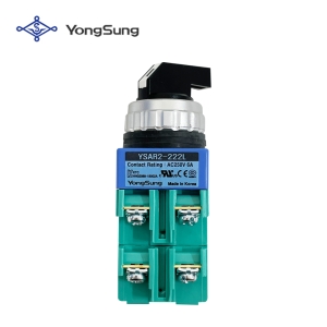 용성전기 YSAR2-222L 25파이 2단 2a2b 셀렉터 로타리스위치 레버형 : 에누리 가격비교