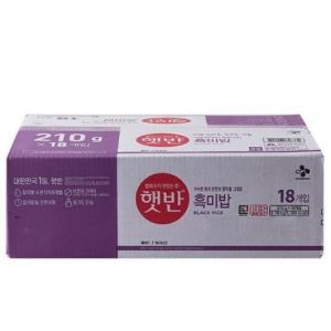 CJ제일제당 햇반 흑미 210g[18개] - 에누리 가격비교