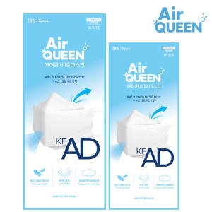 에어퀸 비말 차단마스크 KF-AD 대형 2개입[20개] - 에누리 가격비교