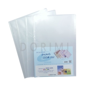 도리미 고투명 클리어화일 A4 6p : 에누리 가격비교