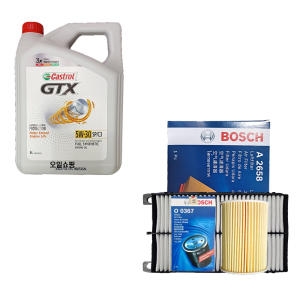 캐스트롤 GTX SP/C3 5W30 6L + 보쉬필터 더뉴그랜저 IG 2.5 가솔린 - 에누리 가격비교