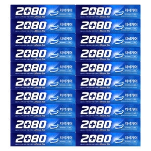 애경 2080 어드밴스 캐비티 블루 치약 160g [20개] - 에누리 가격비교
