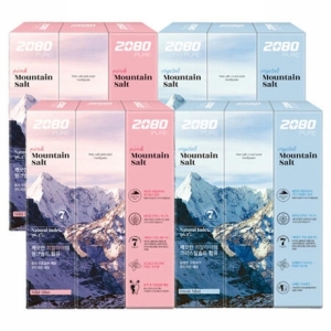 애경 2080 퓨어솔트 치약 핑크, 150g, 6개+크리스탈, 150g, 6개 - 에누리 가격비교