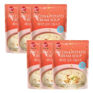 CJ제일제당 햇반 소프트밀 베이컨 감자 크림수프 180g [6개] - 에누리 가격비교
