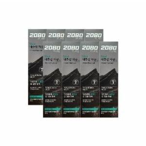 애경 2080 퓨어블랙 차콜민트향 치약 120g [8개] - 에누리 가격비교