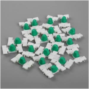BMW E46 E36 51131960054를위한 50PCS 차 외부 문 펜더 트림 패널 패스너 성형 클립 하나 보여진 바와 같이 ...