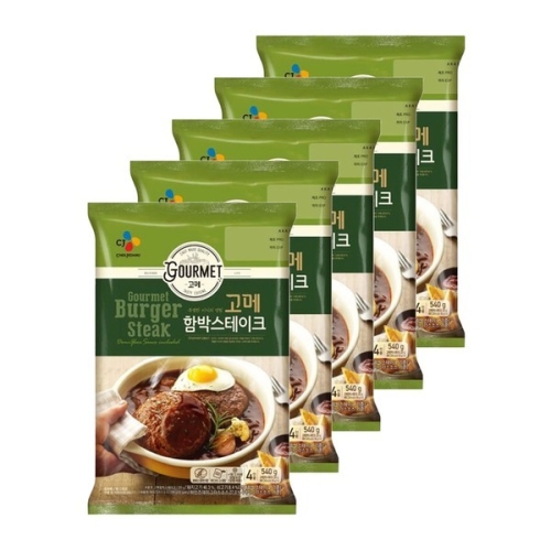 CJ제일제당 고메 함박스테이크 540g [5개] - 에누리 가격비교