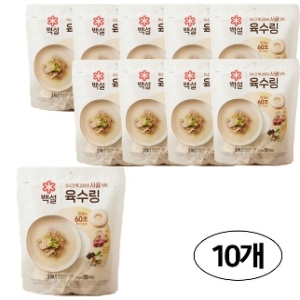 CJ제일제당 백설 사골가득 육수링 20알 80g[10개] - 에누리 가격비교