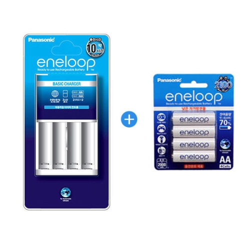 파나소닉 BQ-CC51 충전기 + 에네루프 충전지 세트 BQ-CC51충전기+에네루프 충전지 AA 4알 - 에누리 가격비교
