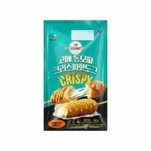 CJ제일제당 고메 통모짜 크리스피 핫도그 340g [8개] - 에누리 가격비교