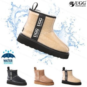 D&K 호주 UGG 통굽 클리어 미니 양털 부츠 DK097 - 에누리 가격비교