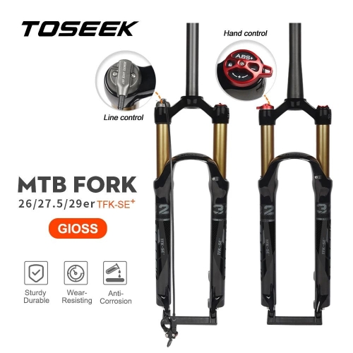 Toseek 자전거포크 자전거서스펜션 자전거쇼바 자전거샥 프론트 수리 부품 유압 댐핑 로드 케이블 라인 제어 숄더 핸드 오일