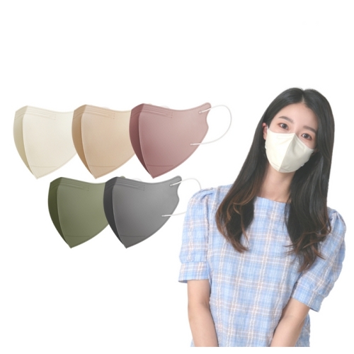 키리아 KF94 새부리형 황사 마스크 컬러 100매 KF-94 2D 슬림대형 컬러 혼합 100매 - 에누리 가격비교