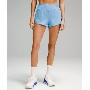 룰루레몬 Hotty Hot 하이라이즈 안감 반바지 2.5 에어로 블루 586728 : 에누리 가격비교