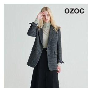 OZOC 울블렌디드 체크 자켓 FORWCJA502H - 에누리 가격비교