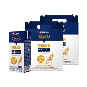 서울우유 클릭유 로우슈거 프로틴 190ml [32개] - 에누리 가격비교