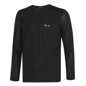 파파브로 여름 쿨론 냉감 소재 라운드 긴팔 티셔츠_MB TSS Q031[블랙] - 에누리 가격비교