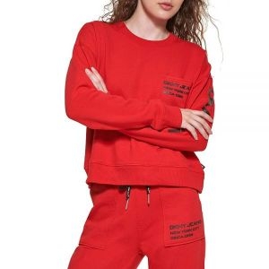 DKNY 여성 청바지 로고 라운드 풀오버 살사. 666727 : 에누리 가격비교