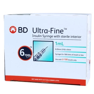 벡톤디킨슨 BD 비디 인슐린 주사기 울트라파인II 31G 6mm 1ml 324903 : 에누리 가격비교