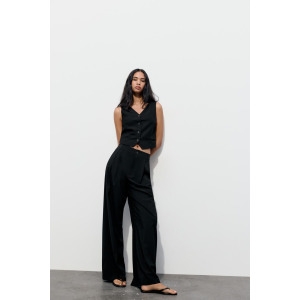 자라 연예인착용 플리츠 팬츠 컬러 검정 199041 - 에누리 가격비교