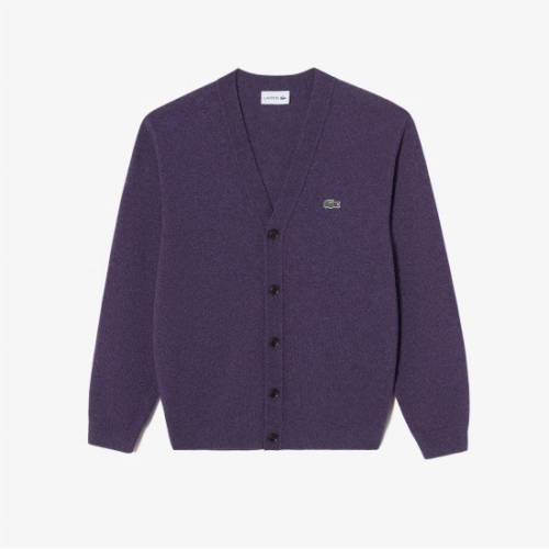 라코스테 남성 베이직 V넥 방모 가디건_AH560E-54N ZSV [딥퍼플] - 에누리 가격비교