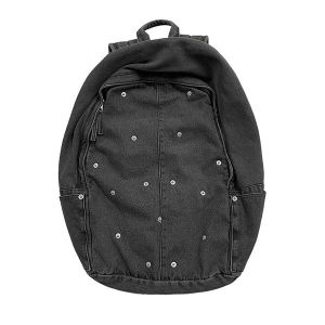 THE COLDEST MOMENT TCM rivet denim backpack black 234737 - 에누리 가격비교