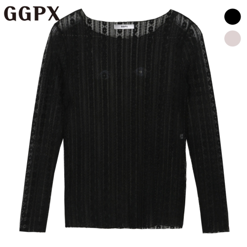 GGPX 라운드 레이스 시스루 블라우스 GO9SH047F - 에누리 가격비교