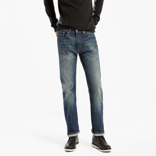 리바이스바디웨어 505 Cash Faded Blue Regular Fit Straight Leg Stretch Cotton ...