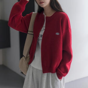 시크폭스 코스에그 자수 투웨이 니트집업 가디건632005 FREE 블루 : 에누리 가격비교