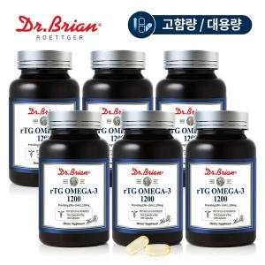 닥터브라이언 rTG 오메가-3 1200 180캡슐 [6개] - 에누리 가격비교